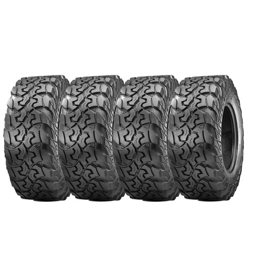 Set 4 28X10-14 ATV UTV Tires 28X10X14 10PR Radial All Terrain SXS Heavy ...