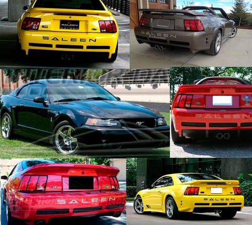 fits 2002 2003 2004 MUSTANG SALEEN BUMPER REAR RAISED CHROME LETTERS ...