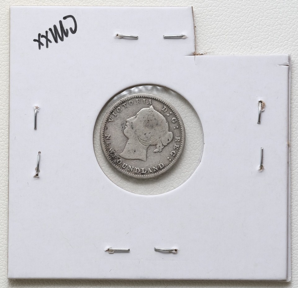 1873 NF2 Obverse 2 Canada Newfoundland 5 Cents Queen Victoria Coin | eBay