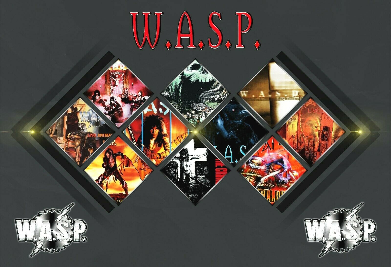 W.A.S.P. WASP Rock Band 13x19 Poster Super Gloss Art Print | eBay