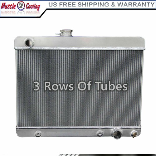 3 Row Aluminum Radiator 1680 fit 1965 1966 67 Pontiac LeMans Tempest ...
