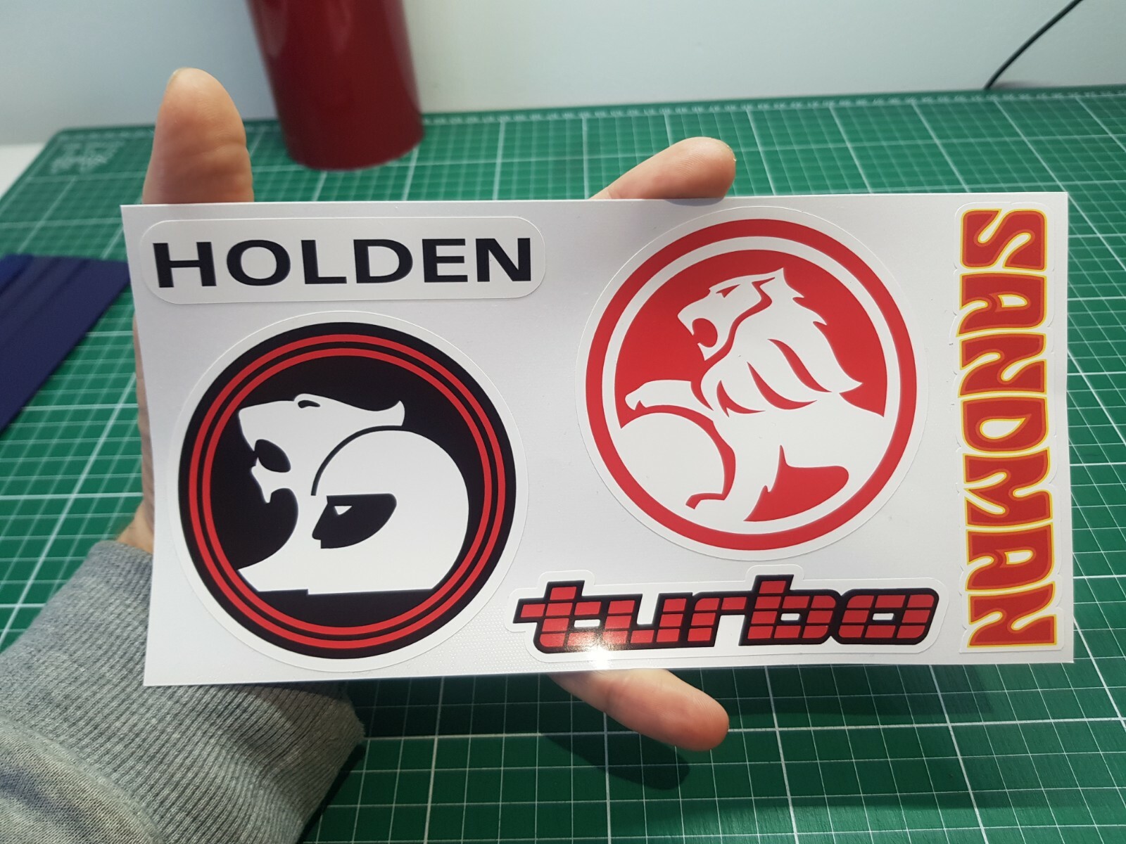 HOLDEN Turbo SS SANDMAN CALAIS HSV Stickers decals X 10, Tool Box Man ...