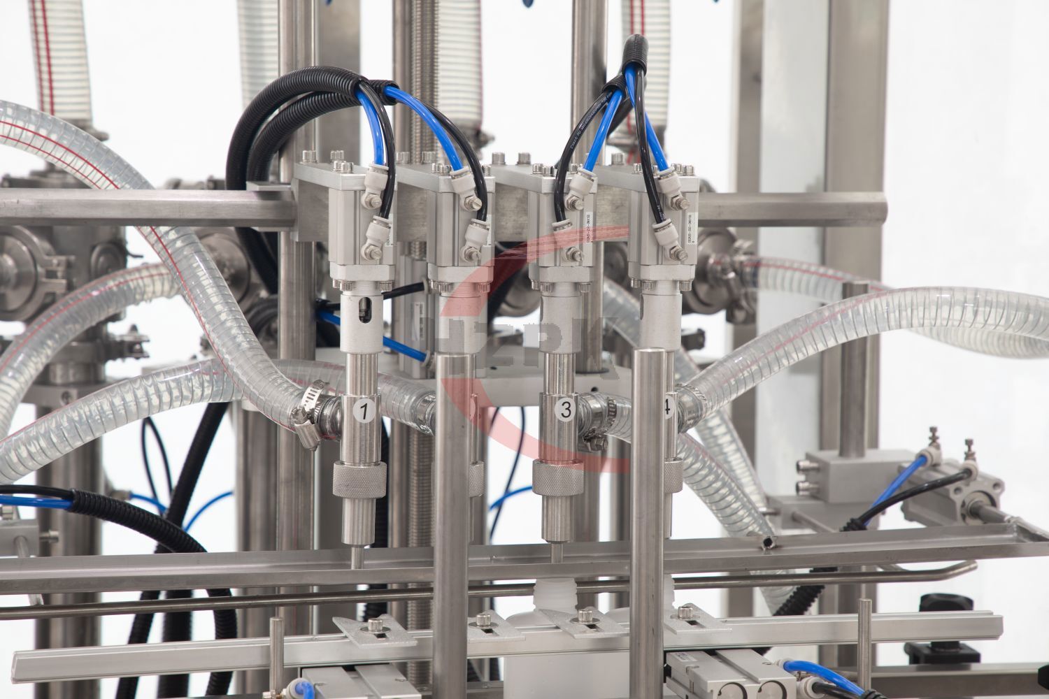 Automatic 50-500ml 4 Nozzles Plastic Bottle Honey Cream Salsa Jar ...