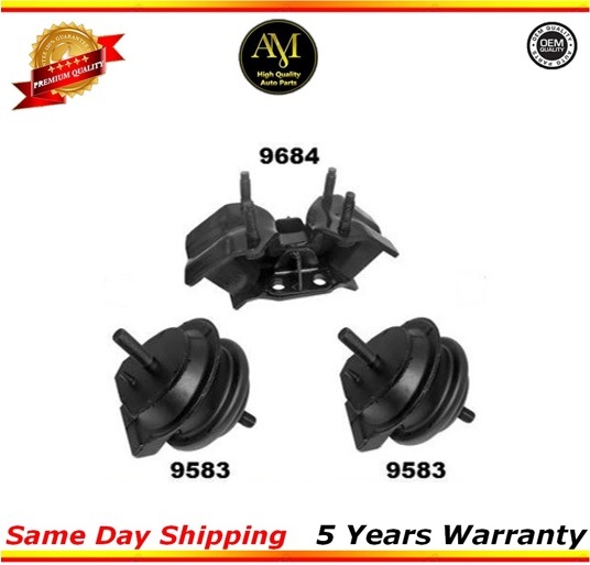 Engine Motor Mounts & Automatic Trans Mount 3PCS Set for Lexus LS400 94 ...