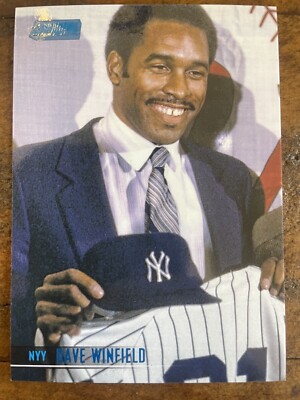 2021 Topps Stadium Club Blue Foil #258 Dave Winfield - New York Yankees ...