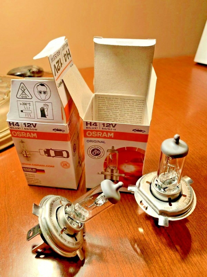 2x-OSRAM Sylvania OEM H4 9003 Bulb Lamps (64193) Lamps 60/55W | eBay