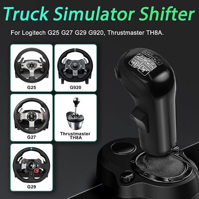 USB Truck Simulator Shifter, Gearshift Knob for PC Sim Racing Shifter ...