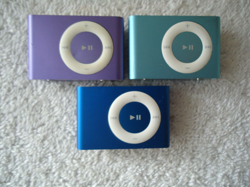 Lot Of 3 Ipod Shuffle Generation 4 ? Purple etc.Colors " Great ...