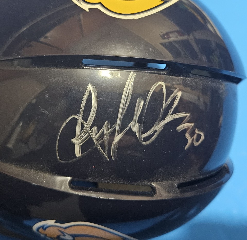 Buffalo Sabres Signed Mini Helmet Ryan Miller #30 Slug Logo | eBay