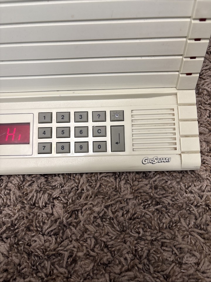 Vintage GeoSafari Electronic Learning Game System EI-8800 Tablet Tested ...