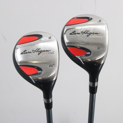 Ben Hogan Colonial 3 & 4 Wood Set Graphite Stiff Flex Right Hand C ...