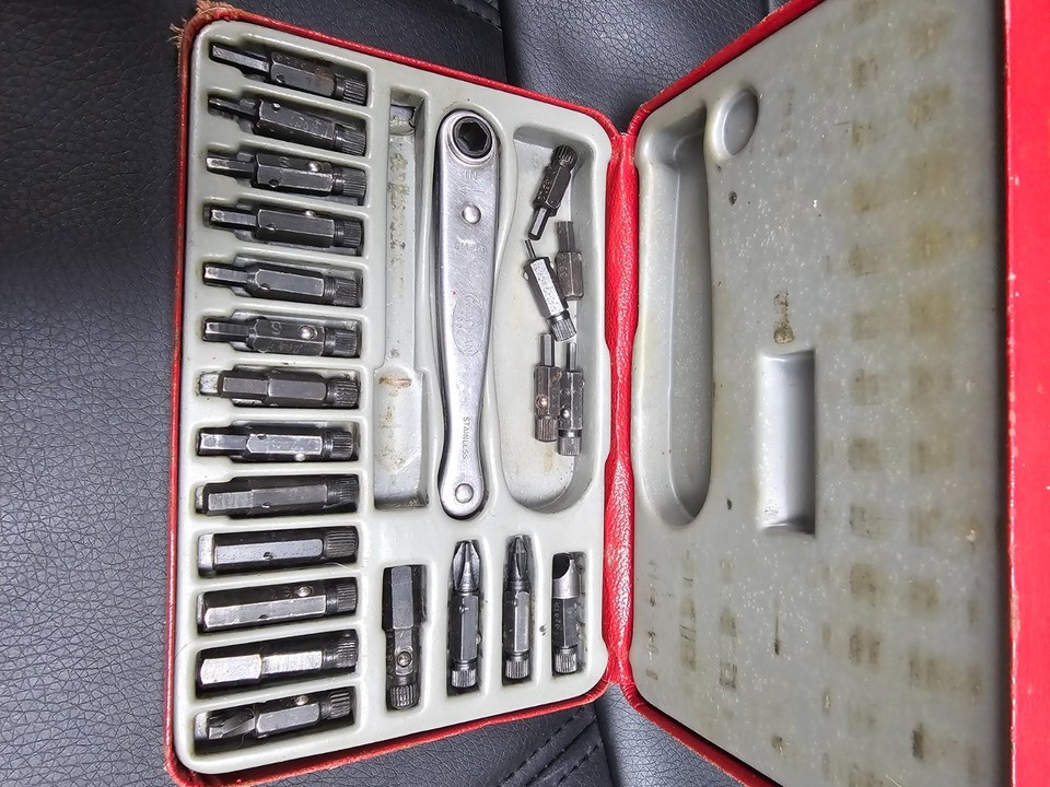 VINTAGE CHAPMAN GUN SCREW DRIVER RATCHET SET BITS NO. 6320 | eBay