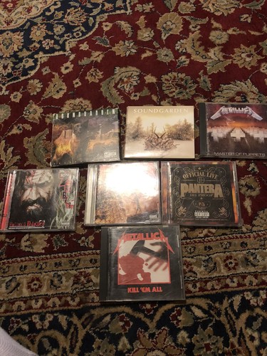 Metal CD Lot Of 7 Pantera Metallica SoundGarden Ron Zombie | eBay