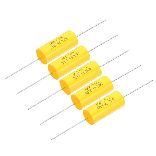 3.3uF Frequency Divider Capacitor, 5 Pcs MKP Capacitor, Yellow ...
