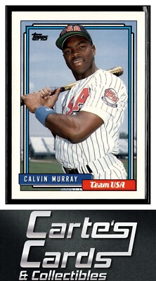 Calvin Murray 1992 Topps Traded #78T Team U.S.A. Rookie | eBay