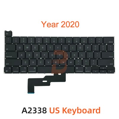 New For Macbook Pro 13" M1 A2338 US English Keyboard 2020 Year EMC 3578 ...