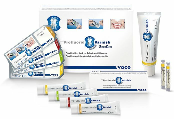 Voco Profluorid Varnish 10 Single Dose (Cherry,Melon,Caramel,Mint). | eBay