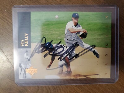 Autographed Pat Kelly Baseball Card (New York Yankees) 1994 Upper Deck ...