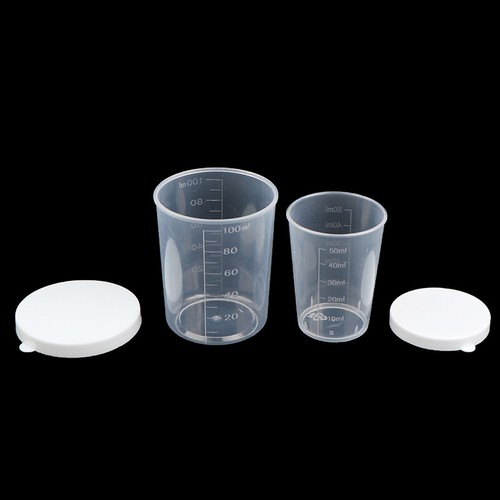 10pc Medical Measuring Cups 50/100ml Mouthwash Pills Medicine Pots ...