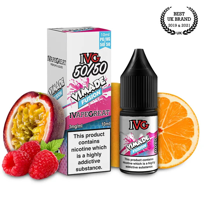 IVG 50 50 Vape E Liquid Cig Pod Nic Juice Vaping UK Flavours 3mg 6mg ...