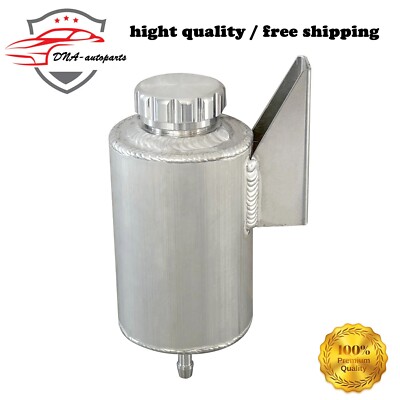 Aluminum 1/2L Universal Radiator Coolant Overflow Catch Tank Expansion ...