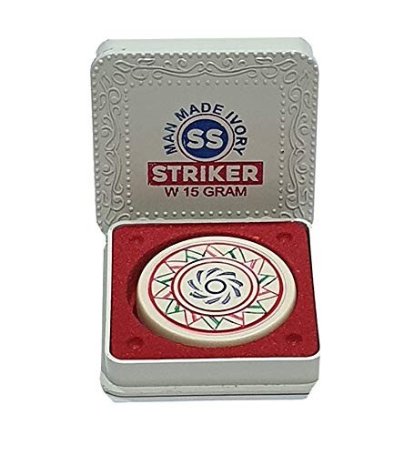 Carrom Man Made Tournament Striker Ivory Assorted For 6 Months & Up ...