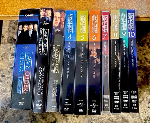 Law & Order: Criminal Intent - The Complete Series, Years 1-10, USED ...