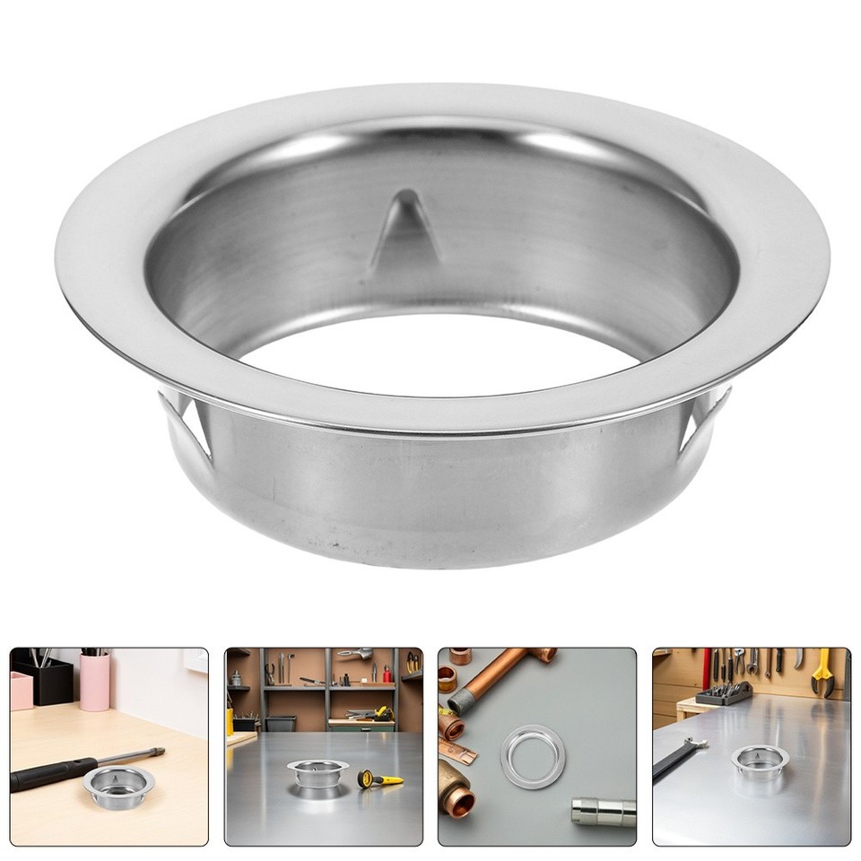 Water Heater Guard Stainless Steel Hole Cover Ring Pipe Covers for Wall ...