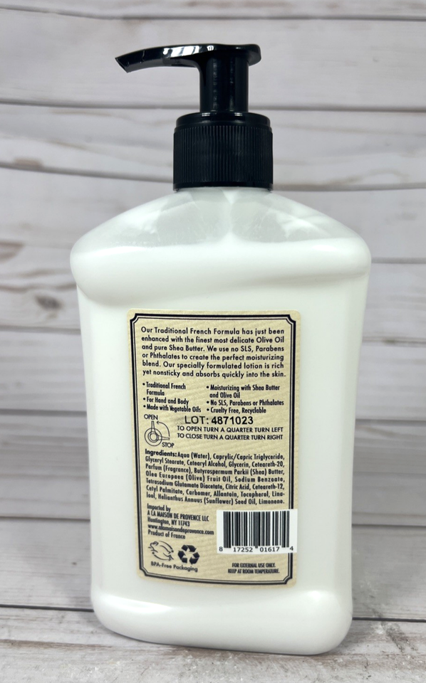 A La Maison Hand Body Lotion French Lavender Shea Butter Olive Oil 16 ...
