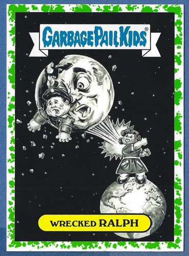 Garbage Pail Kids Prime Slime Trashy TV Green Puke Sticker Card 8a ...