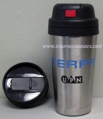 PROMOTIONAL UPN Star Trek: Enterprise Tall SPORTS MUG with Two Lids ...