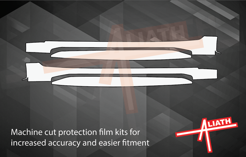 Fits Audi RS6 4K 2019- Side Skirts CLEAR Stone Chip Guard Paint ...