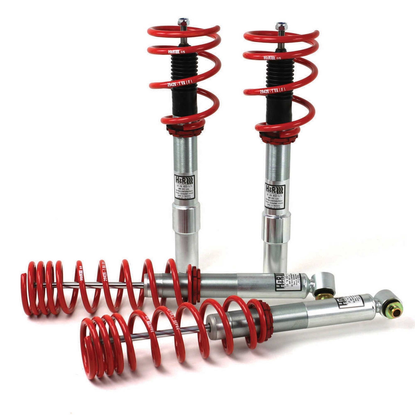 H&R Coilover Suspension Kit - Monotube - Lowers Front 15-40mm & Rear 25 ...