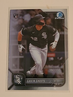 2022 Bowman Chrome Gavin Sheets #50 RC Rookie Card Chicago White Sox ...