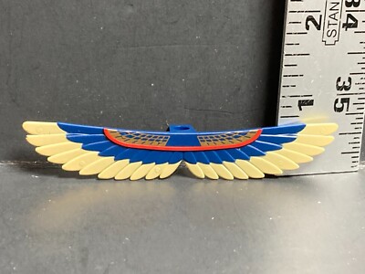 Lego Minifigure Wings Bird Extended with Tan Feathers, Red Curved Line ...