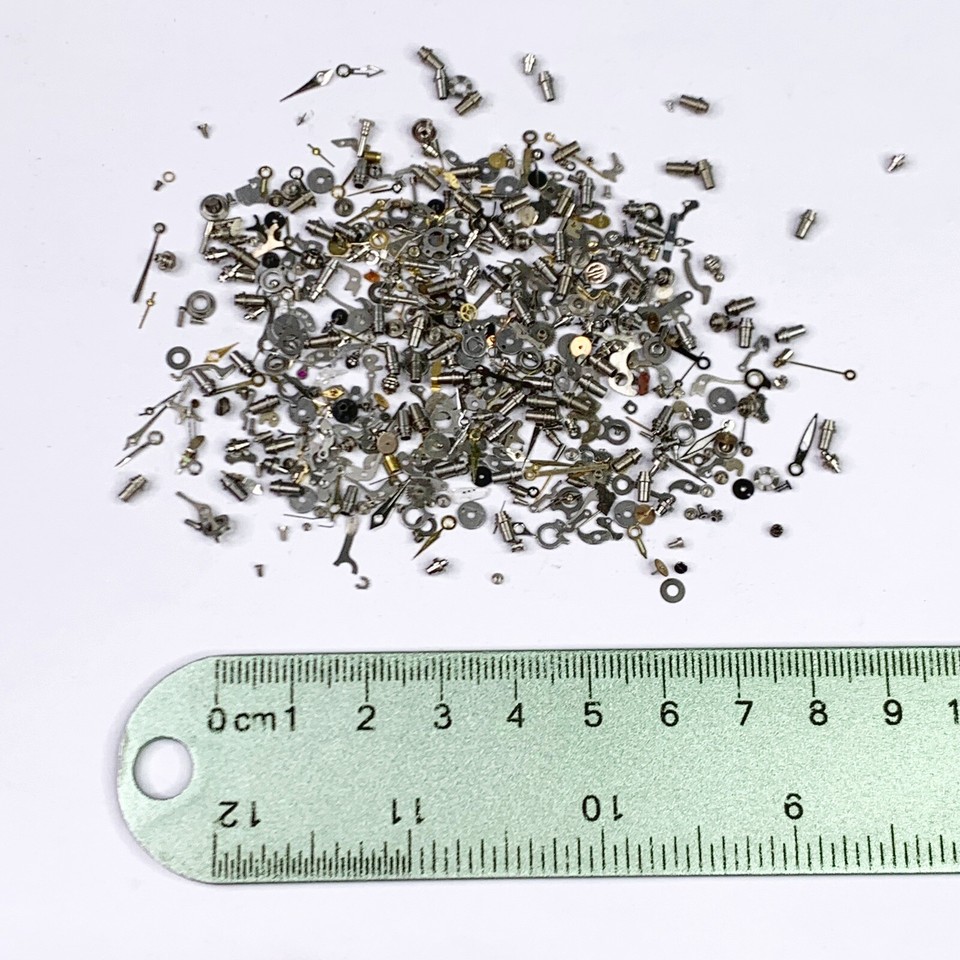 10 Grams Tiny Watch Parts Steampunk Screws Gear Nail Art Watchmaker Lot ...