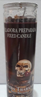 Veladora Esotérica Preparada Fixed Candle TUMBA TRABAJO (SPELL BREAKER ...