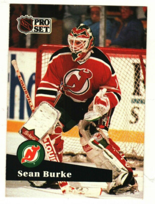 1991-92 PRO SET HOCKEY CARD - #132 SEAN BURKE NEW JERSEY DEVILS | eBay