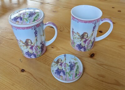 ROYAL ELFREDA ITALY BY ALLISON LL = 2 FAERIE / PIXIE / ELF LIDDED CUPS ...