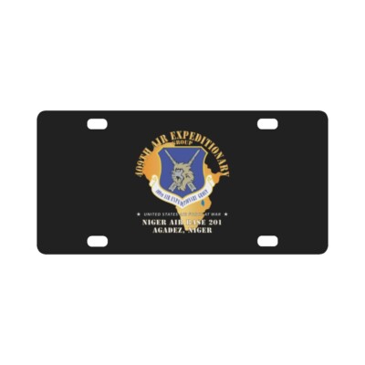License Plate Army -409th Air Expeditionary Group Niger Air Base 201 ...