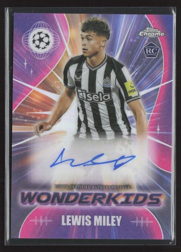 2023 24 TOPPS CHROME UEFA CLUB COMPETITIONS LEWIS MILEY WONDERKIDS ...