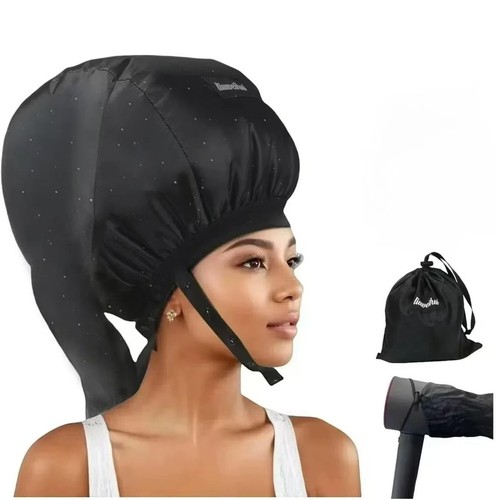 Adjustable Hair Drying Hoods, Diffuser Cap for Curly Hair, Drawstring ...