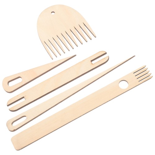 Wooden Braided Rod Set Weaving Tool Hand-knitting Needles Crochet | eBay