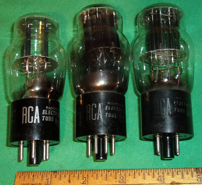 (3) Good Tested 5V4G Full-Wave Rectifier Tubes RCA (1930's) | eBay