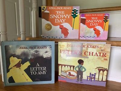 9 Ezra Jack Keats Books Snowy Day Peters Chair Letter to Amy Goggles ...