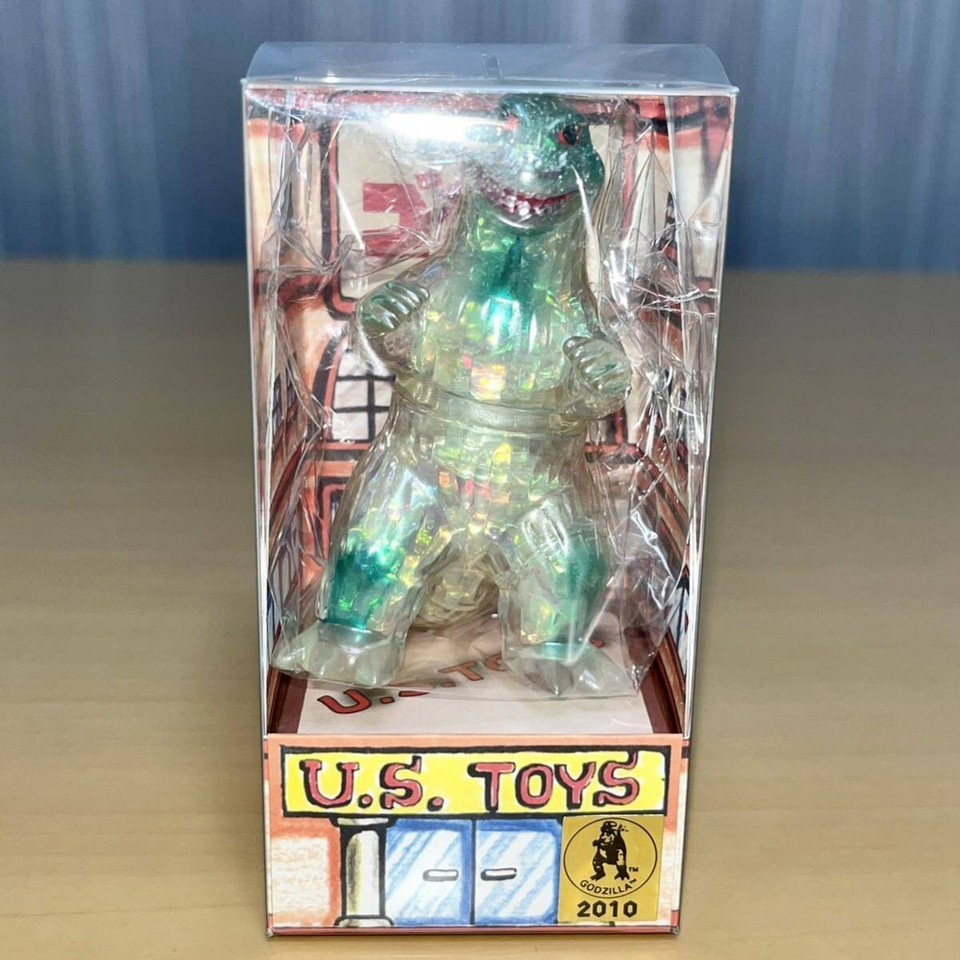 U.S.Toys Bb Godzilla 1962 Kinggoji Aurora Clear Molded Soft Vinyl Sofvi ...