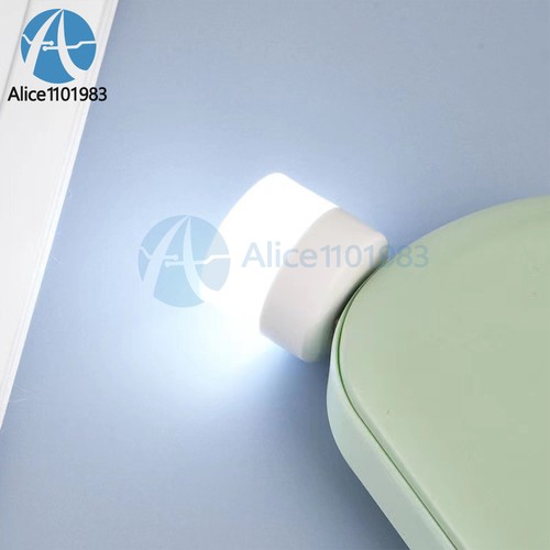 1Pcs Mini USB Plug-in LED Night Light Portable Night Lamp Bedroom Decor ...