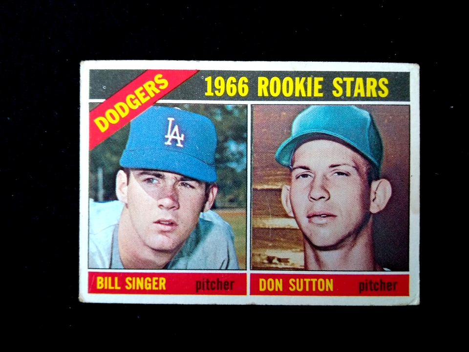 1965 1966 Topps #16 288 Joe Morgan Don Sutton Dodgers Rookie Baseball ...