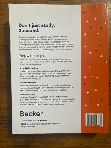 *NEW* Becker CPA Exam Review Auditing (AUD) Textbook V4.2 | eBay