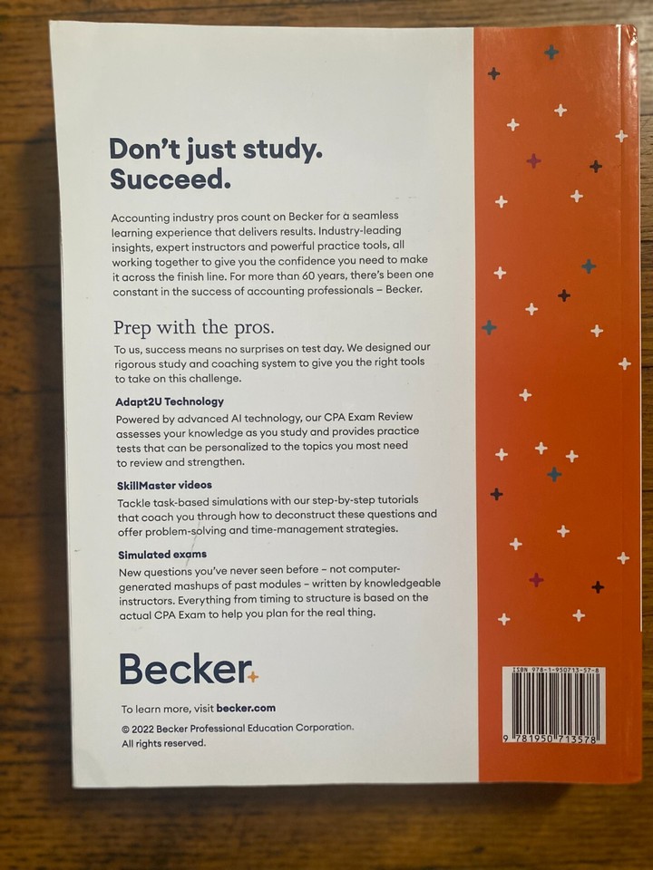 *NEW* Becker CPA Exam Review Auditing (AUD) Textbook V4.2 | eBay